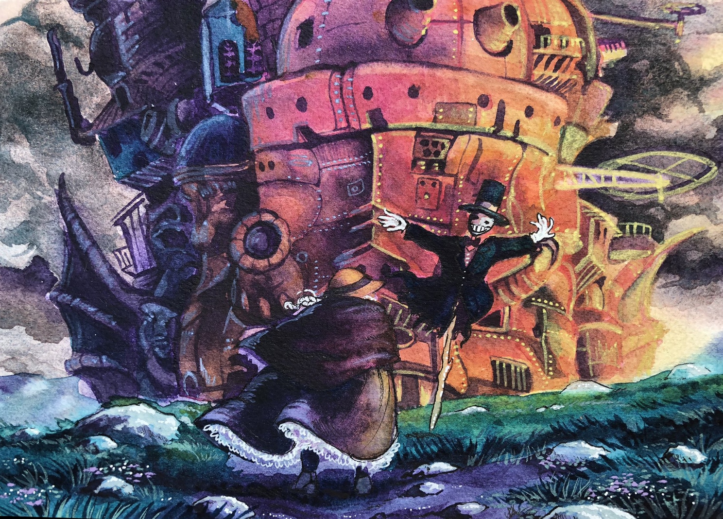 Howls Moving Castle Speedpaint